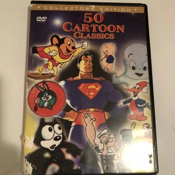 Media | 5 Cartoon Classics Mighty Mouse Superman Felix Casper Dvd ...